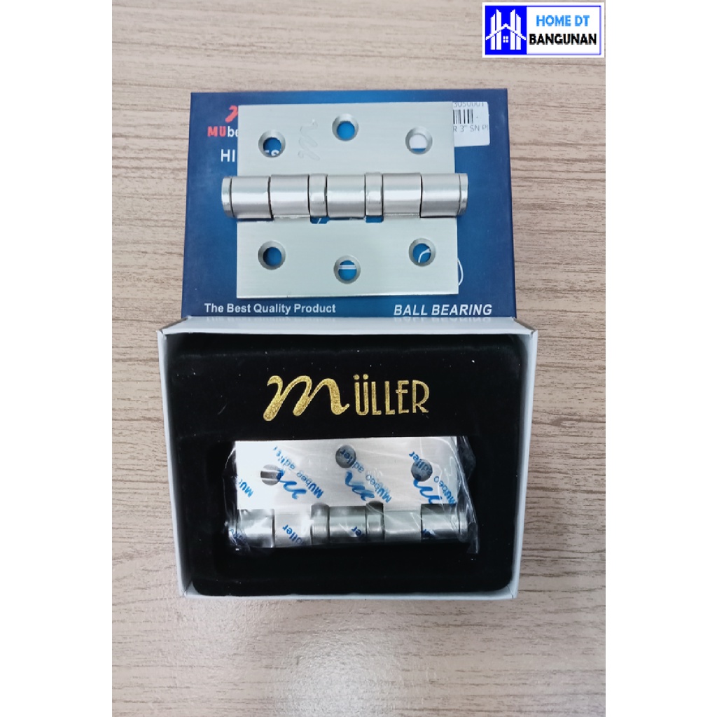 Jual [1pcs] MULLER Engsel Bearing / engsel pintu dan jendela Platinum 3 ...