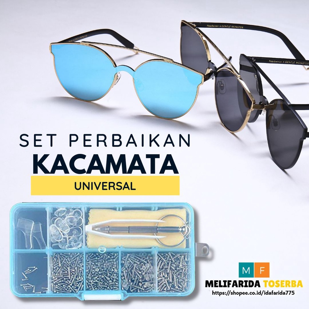 Jual Set Perlengkapan Kacamata Reparasi Kacamata Obeng Baut Sekrup Nosepad | Shopee Indonesia