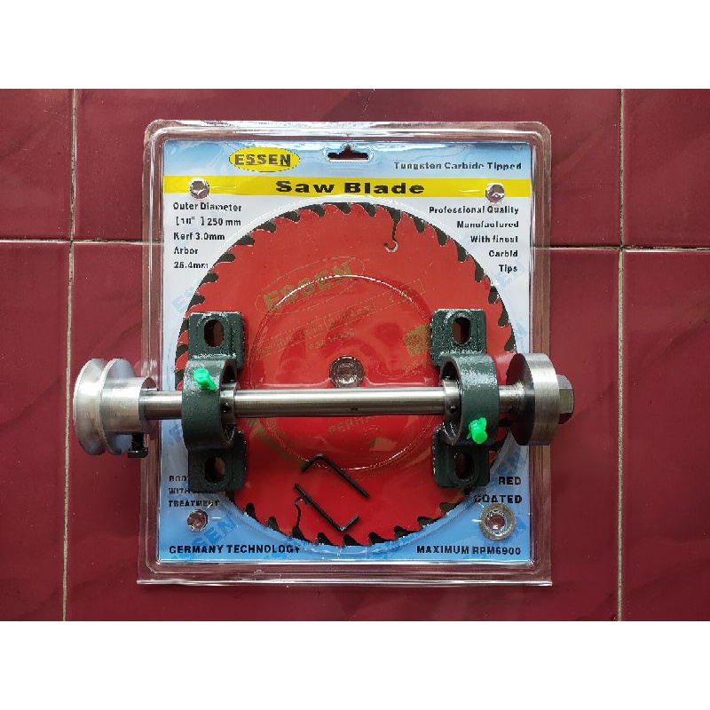 Jual as gergaji meja - as gergaji serkel lengkap dengan gergaji 10 ...