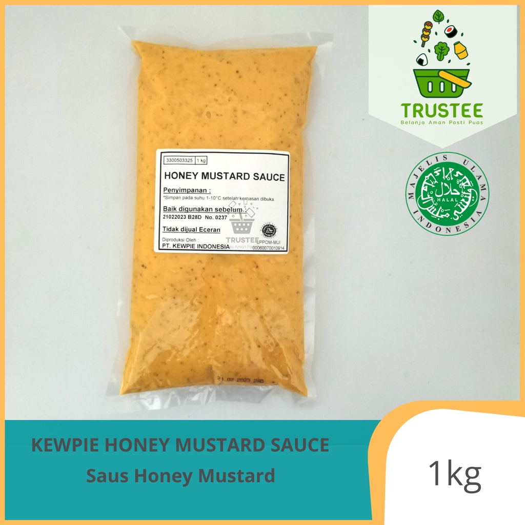 Jual Kewpie Saus Mustard Madu / Honey Mustard Sauce Halal 1kg | Shopee ...