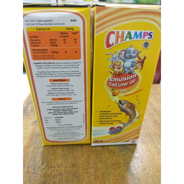 Jual Champs emulsion 200ml | Shopee Indonesia