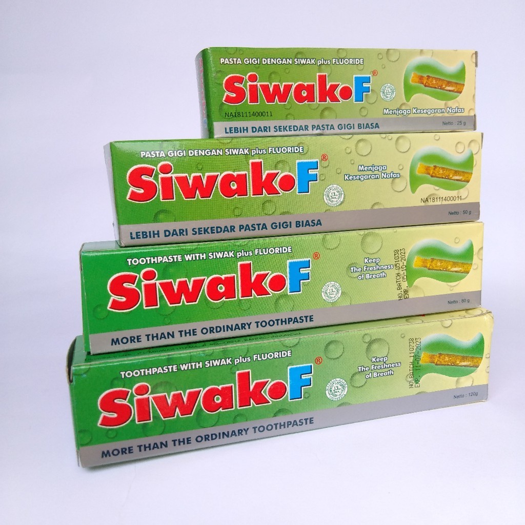 Jual PASTA GIGI SIWAK F HERBAL 50 & 120 GR | Shopee Indonesia