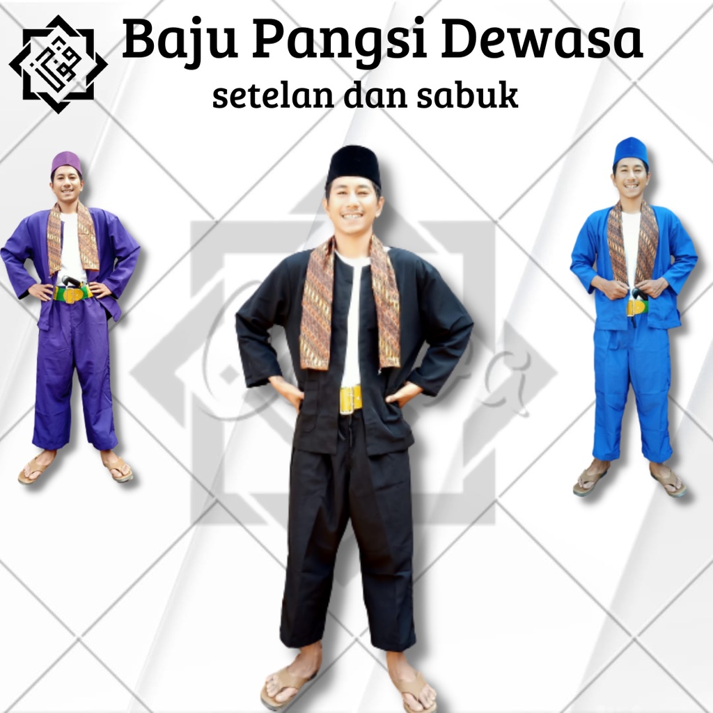 Jual Baju Pangsi Dewasa Baju Pangsi Dewasa Sunda Baju Pangsi Dewasa ...