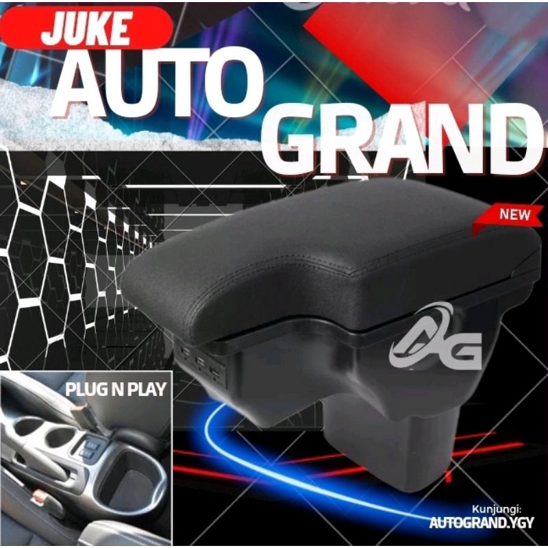 Jual Armrest Nissan Juke -AutoGrand Console BOX Premium JuKe PNP ...