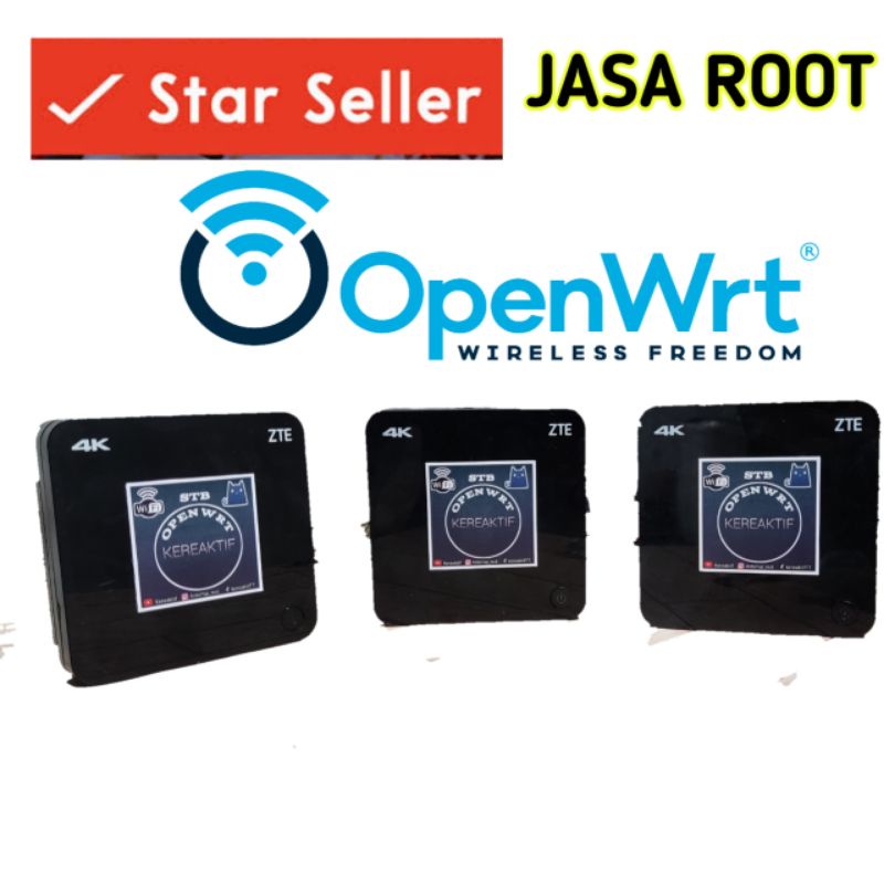 Jual ROOT STB ZTE B860H ram 1+2 STB hg680p Openwrt | Shopee Indonesia