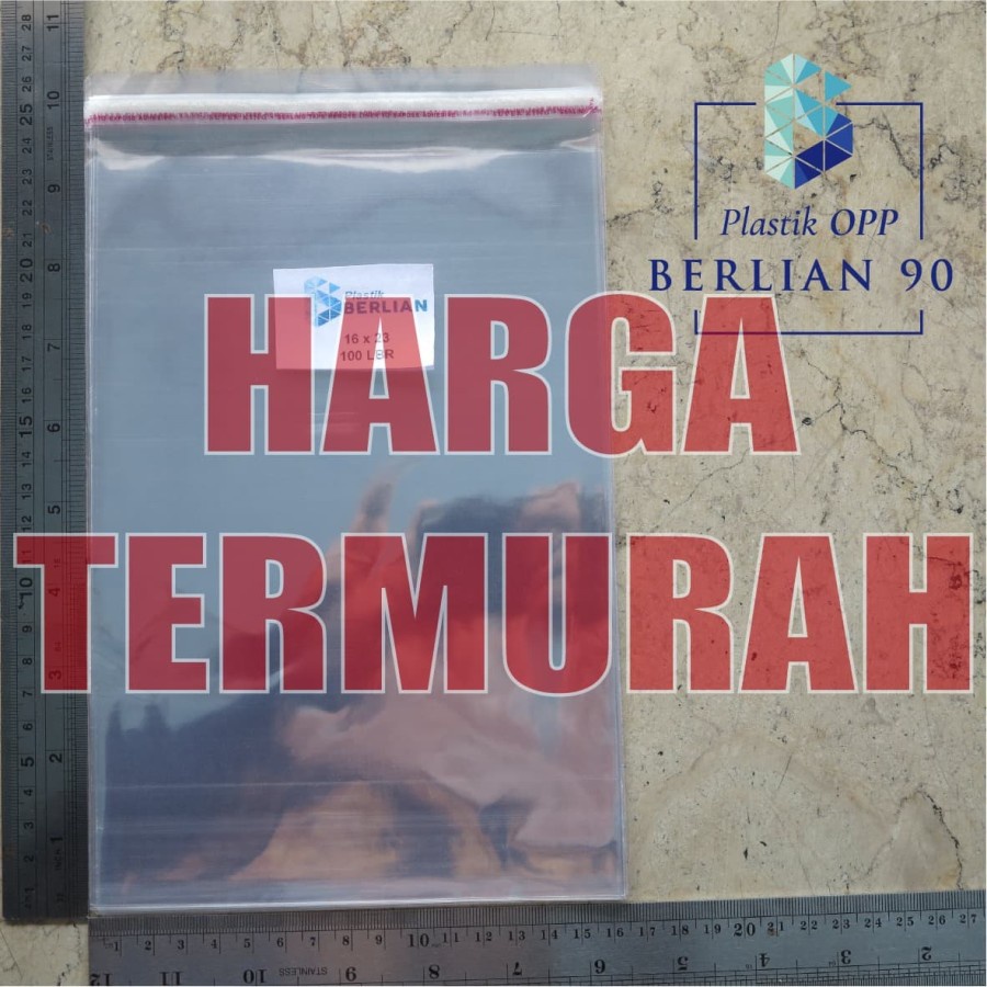 Jual Plastik Opp 16x25 cm Plastik Opp Seal Plastik Opp Lem Plastik Opp ...