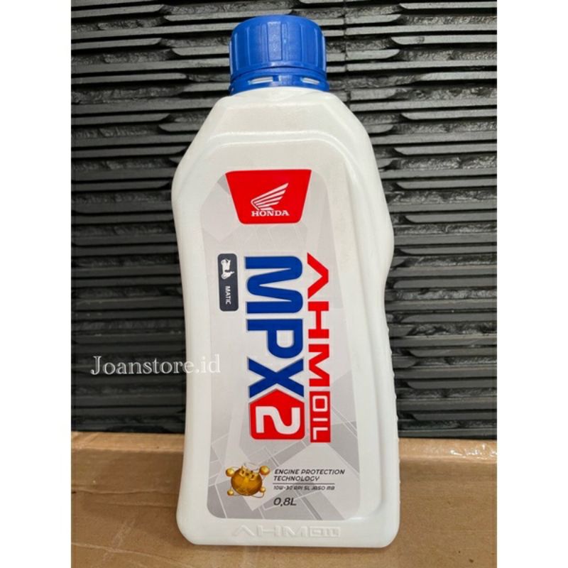 Jual AHM Oil MPX2 4T ukuran 800ml 10W-30 API SL | Shopee Indonesia