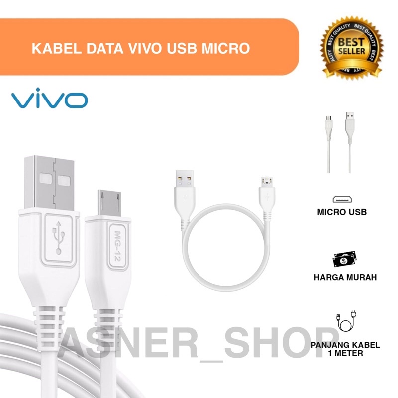 Jual Kabel Data Vivo Usb Micro Fast Charging V7 / V9 / V17 Pro / Y71 ...