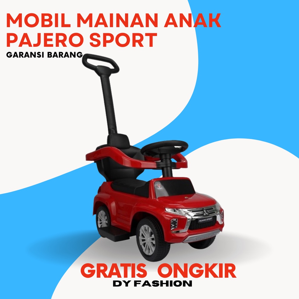 Jual Mobil mobilan Mainan anak Listrik aki SP637 manual dorong PAJERO ...