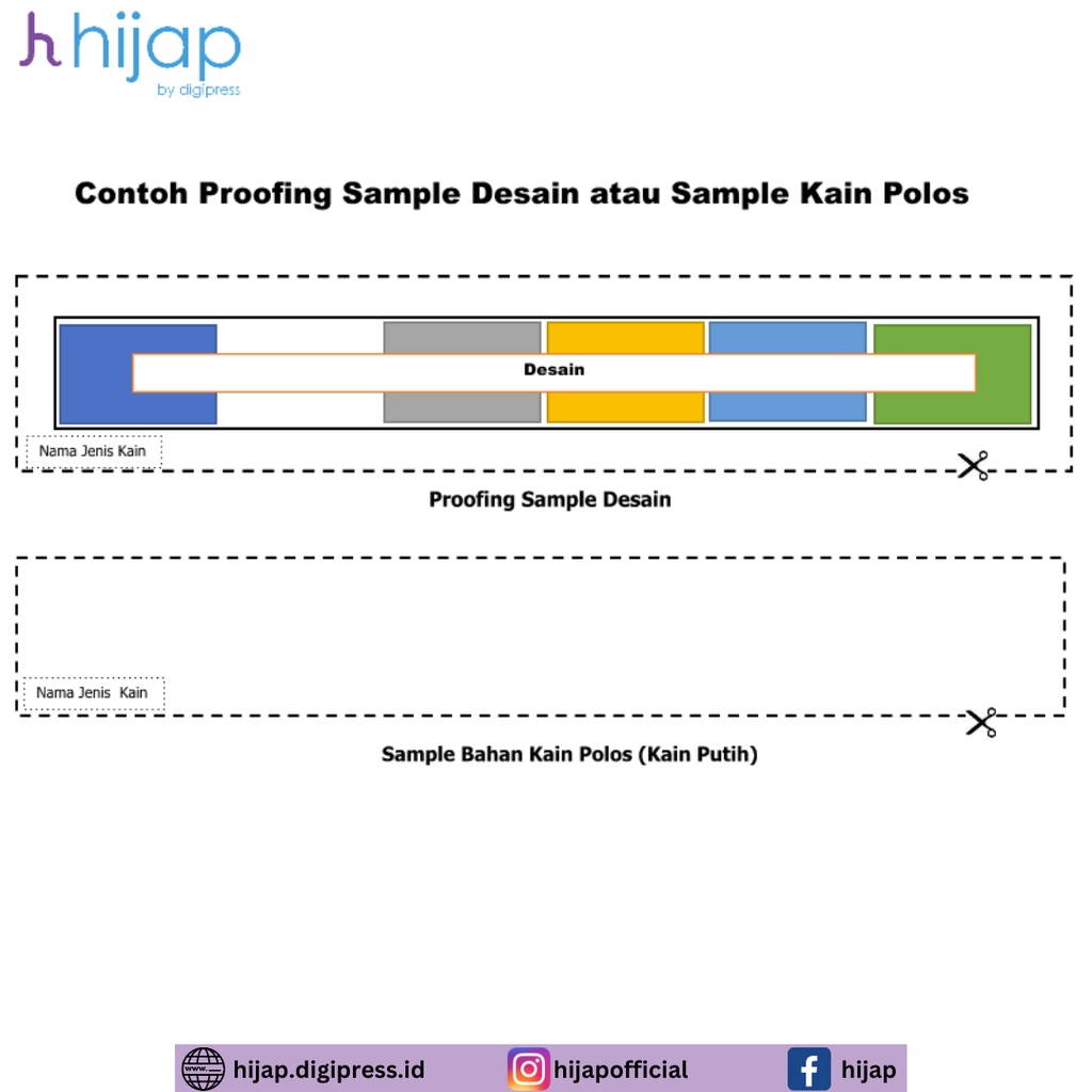 Jual Sample Kain Hijab Printing | Shopee Indonesia
