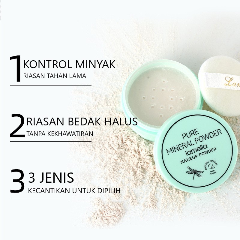 Jual SVMY 3607 LOOSE POWDER / BEDAK TABUR KONTROL MINYAK DAN TAHAN LAMA | Shopee Indonesia