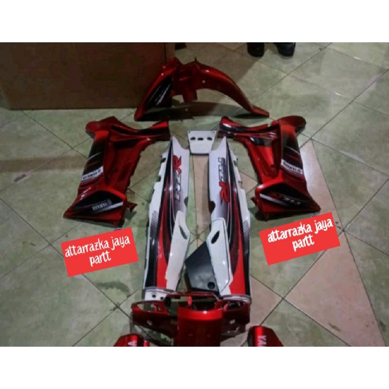 Jual paket body fiz r body fullset halus merah maron kombinasi putih ...