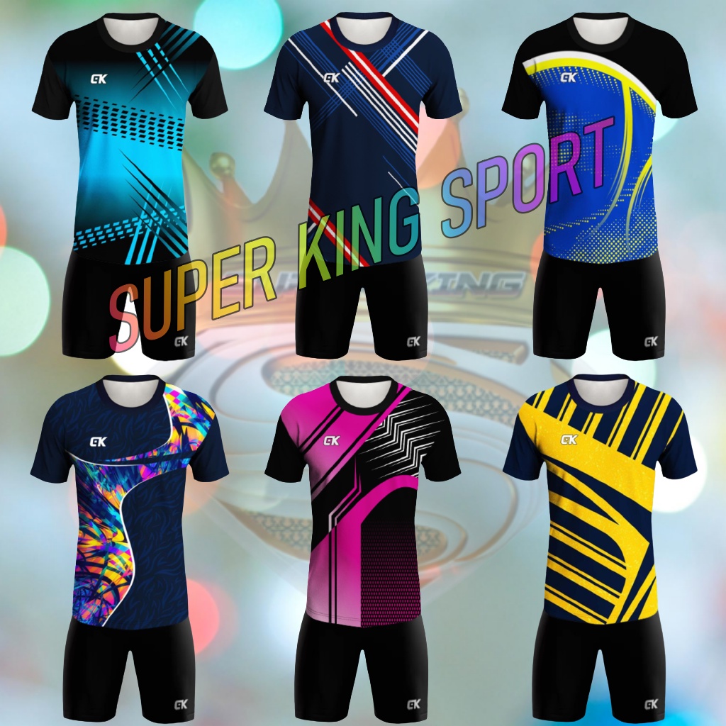 Jual SUPER KING SPORT (COD) Baju Olahraga Printing | Badminton | Bola ...