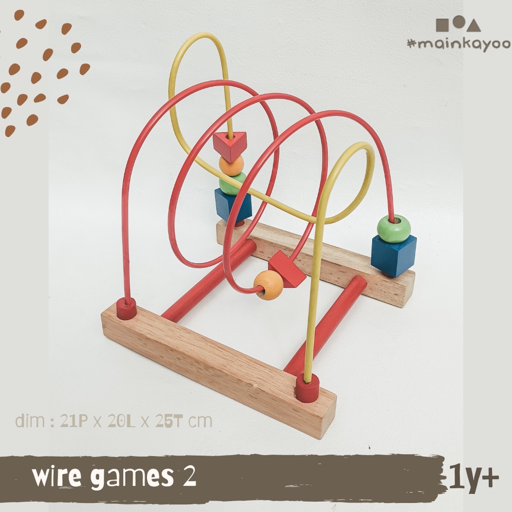 Jual MAIN BIG WIRE GAME - Mote Kayu Luncur Besar - Mainan Motorik ...