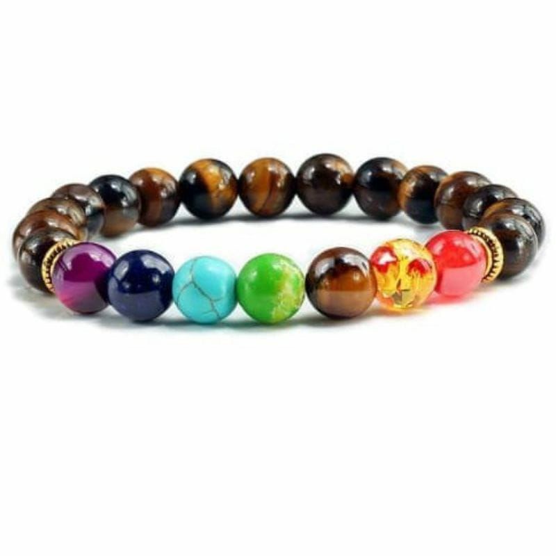 Jual Gelang Batu 7 Chakra Cakra Lava Stone Rock Diffuser ASLI Alam ...