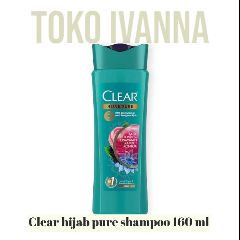 Jual Clear Hijab Pure Shampo Anti-Ketombe & Anti-Rontok 160mL | Shopee Indonesia