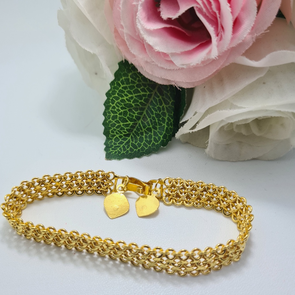 Jual Gelang Emas Muda Rantai Nori Double 10 Gram | Shopee Indonesia
