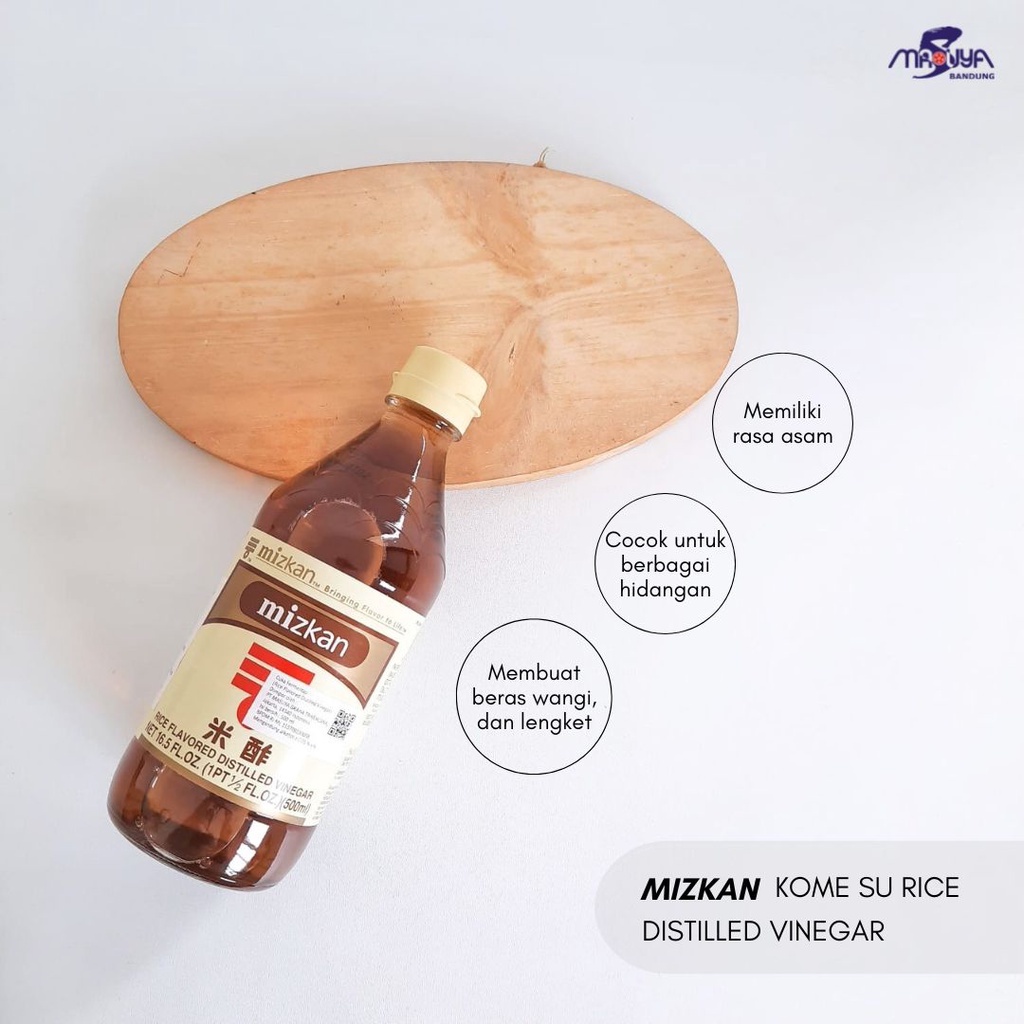 Jual MIZKAN KOME SU RICE DISTILLED VINEGAR 500ML | Shopee Indonesia