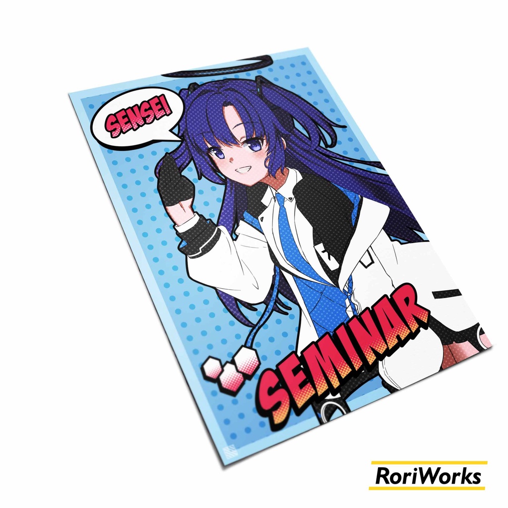 Jual Poster Anime - Yuuka Blue Archive Retro Pop Art | Shopee Indonesia