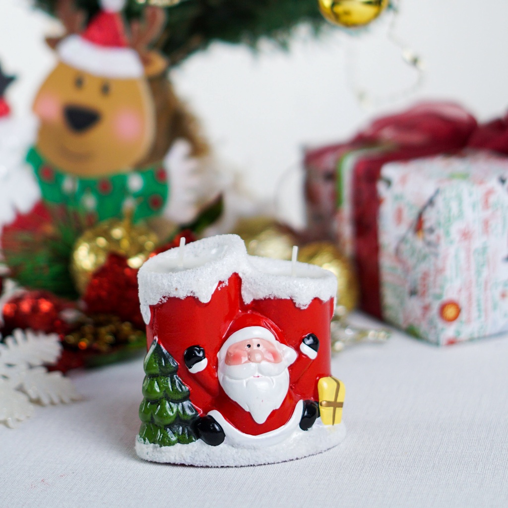 Jual Lilin Natal Lilin Christmas Dekorasi Natal Hampers Natal Tempat Lilin Natal Keramik I La11