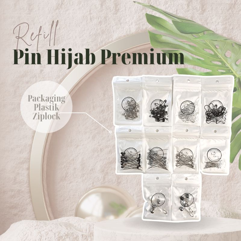 Jual Invica Hijab Refill Jarum Hijab Jarum Pentul Premium Jarum