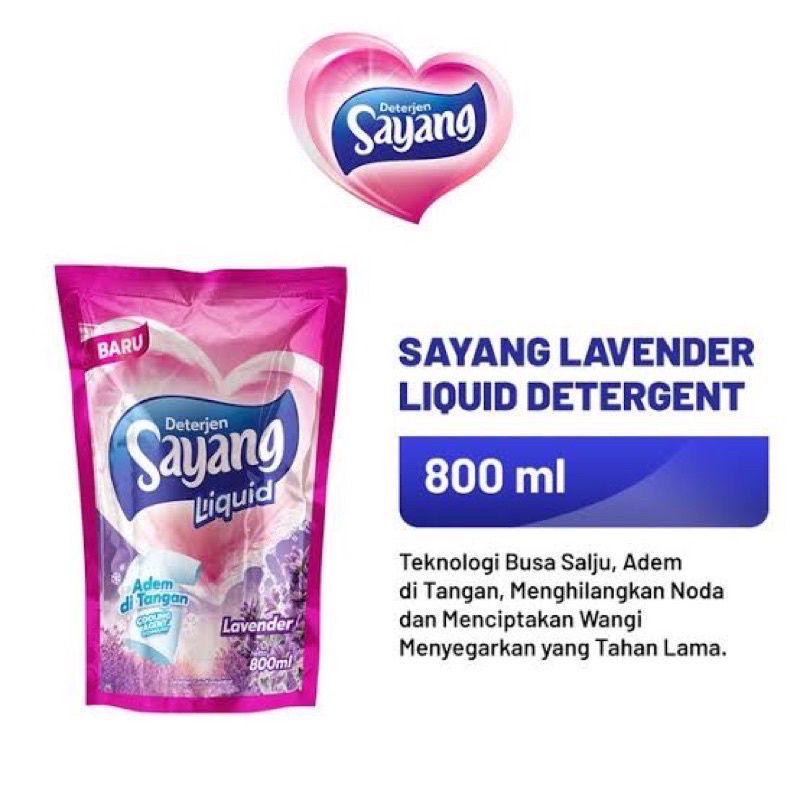 Jual Sayang Liquid Detergent 800ML atau 550ml/Larisst Detergent ...