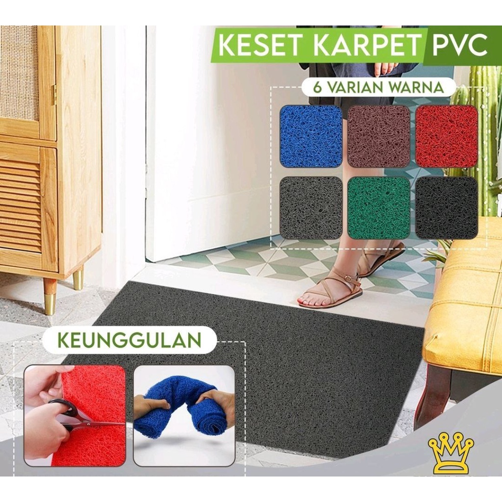 Jual Karpet Keset Karet PVC Keset Mie / Bihun Tebal - Keset Welcome ...