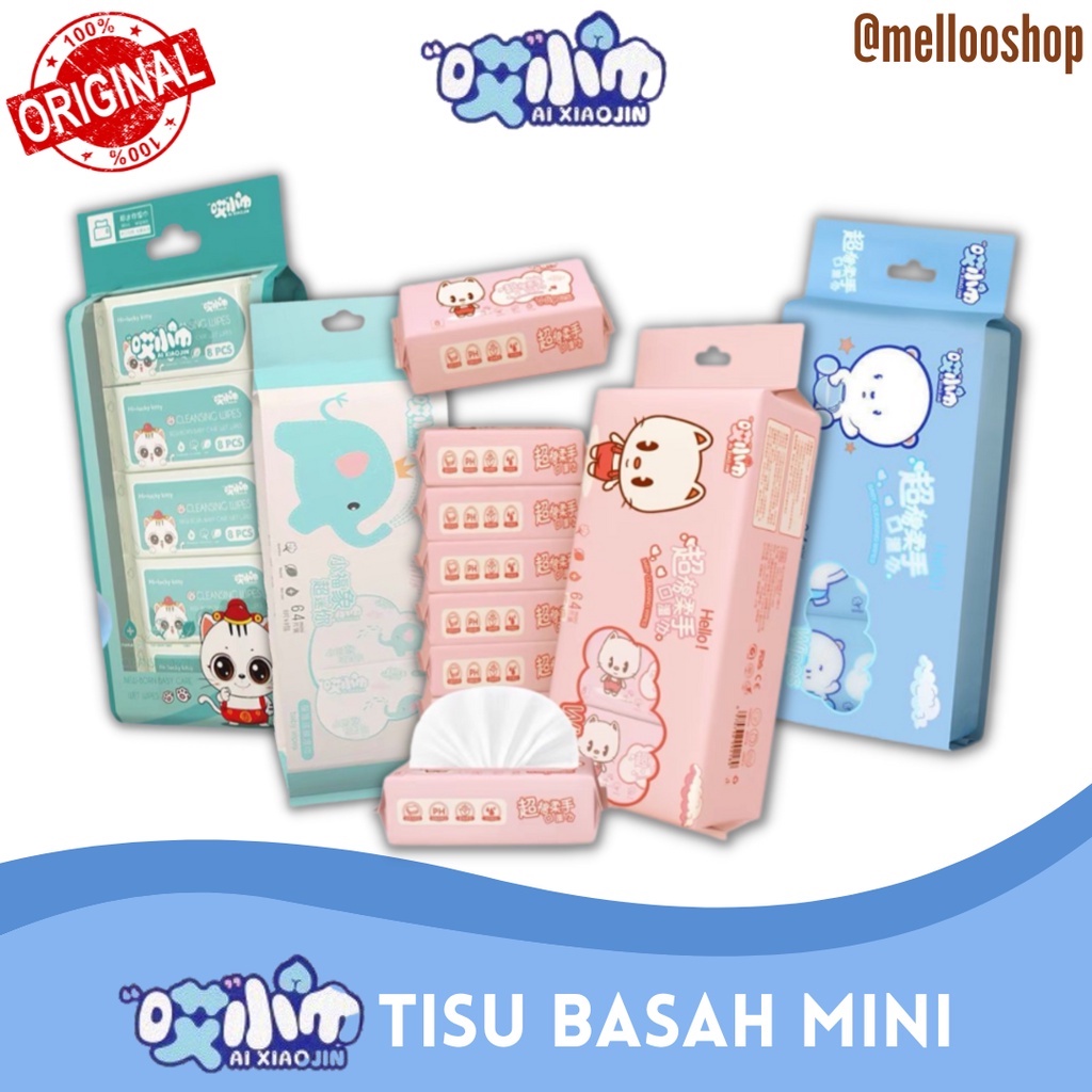 Jual Tisu Basah Mini / Tissue Basah Karakter | Shopee Indonesia