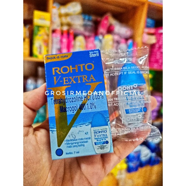 Jual ROHTO V-EXTRA TETES MATA STERIL DINGIN UNTUK MATA MERAH, KERING ...