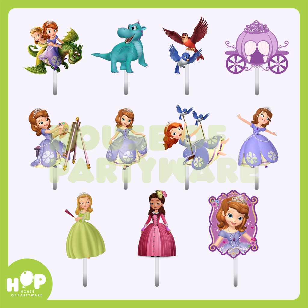 Jual Cake Topper Karakter Sofia The First Princess / Hiasan Kue Ulang ...