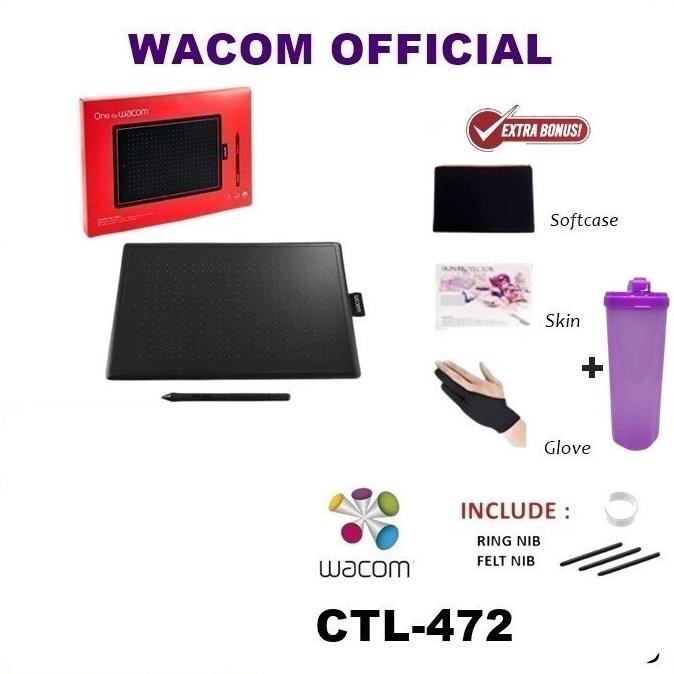 Jual Wacom One By Ctl-472/K0-Cx Creative Pen Tablet Ctl472 Ctl 472 K0 ...