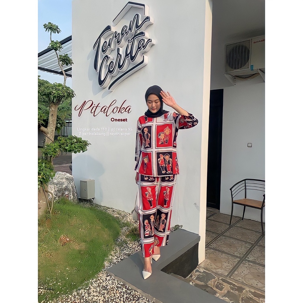 Jual NASTITY SETELAN BATIK WANITA RUBIK ONE SET BATIK MODERN BATIK ...