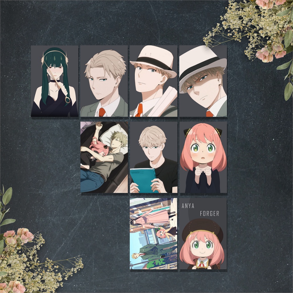 Jual Photocard Anime Spy x Family - Loid Forger Anya Forger Yor Forger ...