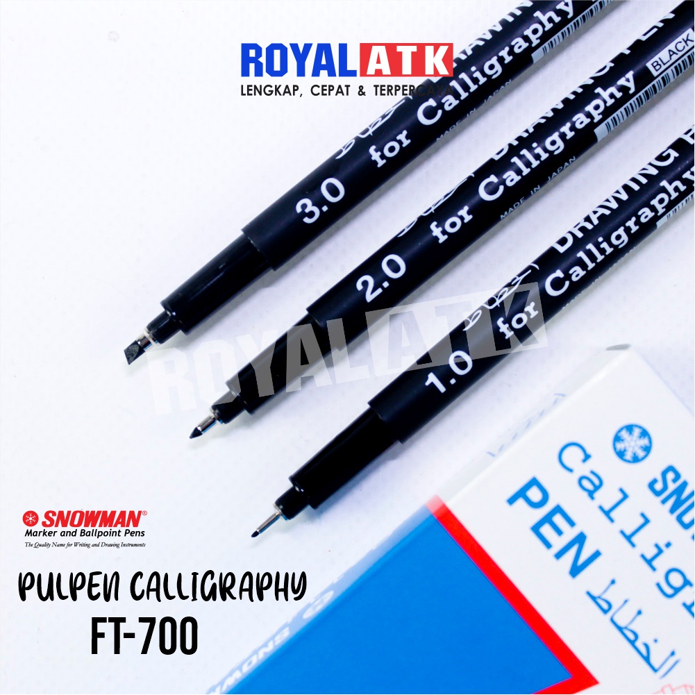 Jual Pulpen Kaligrafi Calligraphy Ft-700 Snowman | Shopee Indonesia