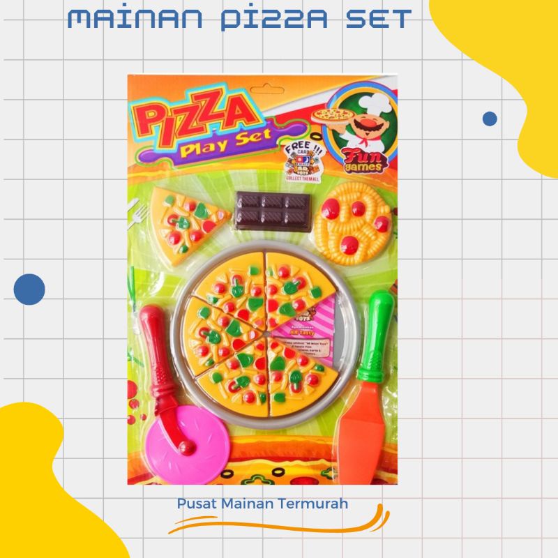 Jual mainan pizza play set | Shopee Indonesia