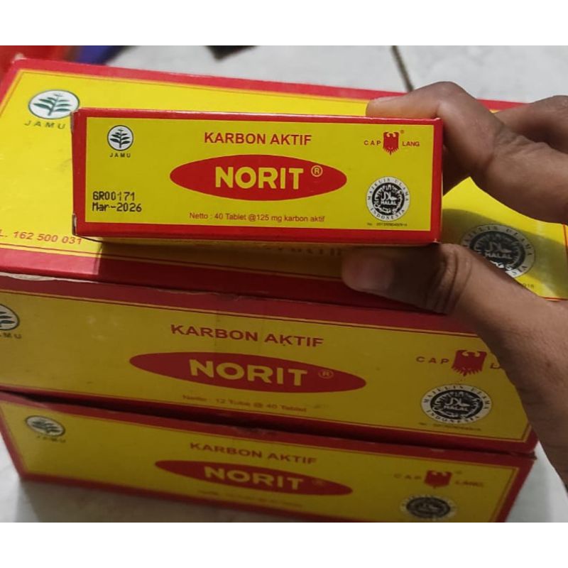 Jual CAP LANG Norit 40 Tablet | Shopee Indonesia