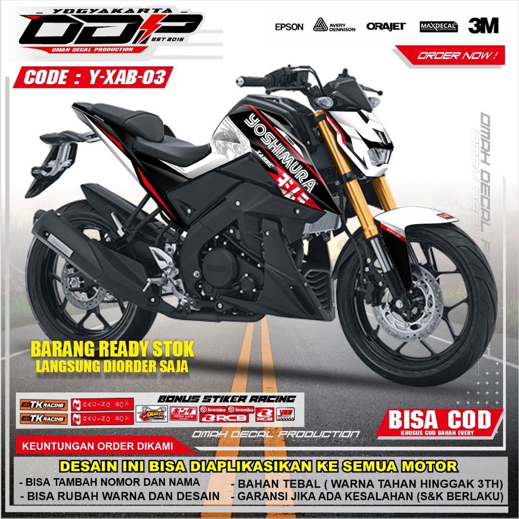 Jual DECAL XABRE YAMAHA FULL BODY DEKAL XABRE MOTOR KEKINIAN KEREN ...