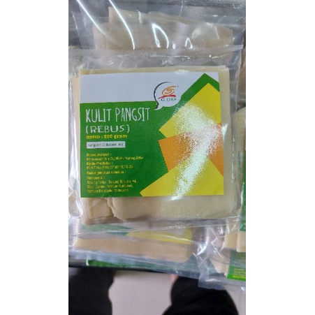 Jual Kulit Pangsit Rebus merk Gloria asli Malang kemasan 250 gram ...