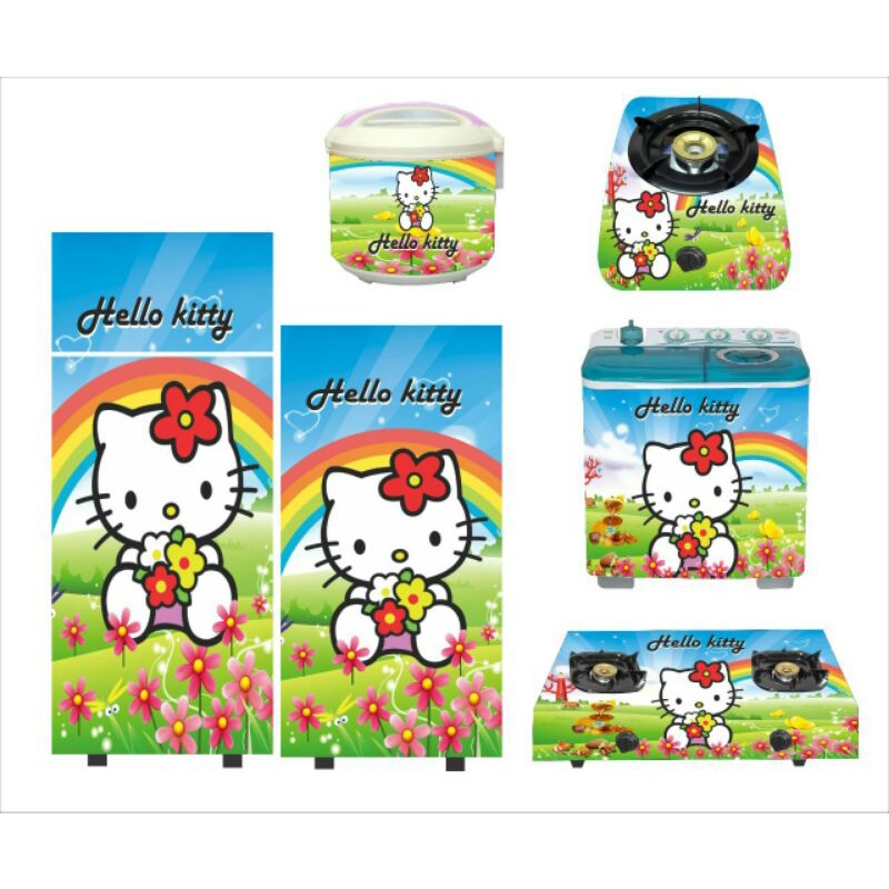 Jual Sticker Kulkas satu pintu/Mesin cuci/Magicom/Rak piring Motif ...