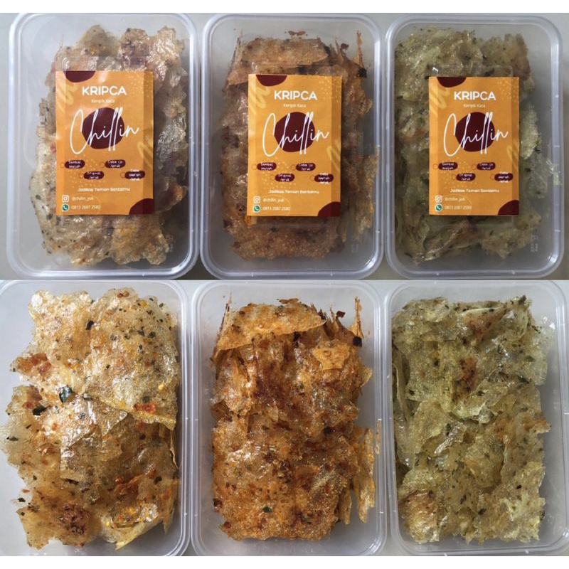 Jual Keripik kaca kemasan 100 gram | kripca | kirca | keripik beling ...