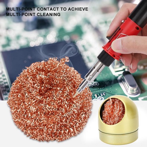 Jual Tip Cleaner Kawat Cuci Tembaga Pembersih Mata Solder + Kaleng ...