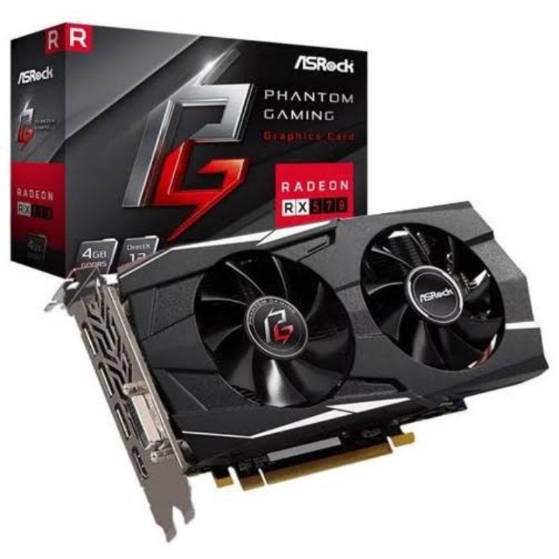 Jual VGA Rx 570 4gb Asrock Phantom Gaming (Artefak) | Shopee Indonesia