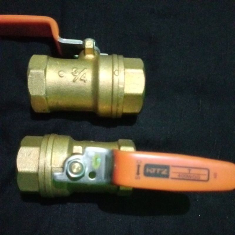 Jual BALL VALVE / STOP KRAN / KERAN KUNINGAN MEREK KITZ 3/4" INCI /NCH | Shopee Indonesia