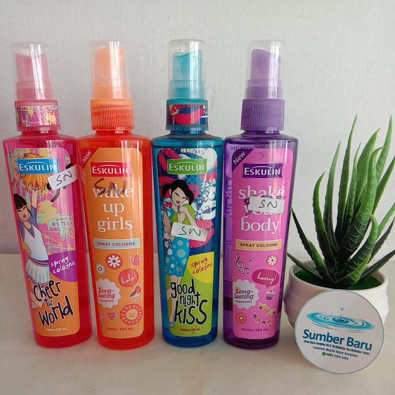 Jual ESKULIN /ESKULIN SPRAY SHAKE YOUR BODY /ESKULIN WAKE UP GIRLS ...