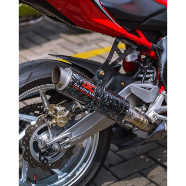 Jual Knalpot Racing DX Generation tipe Xlash Carbon Fullsistem Aerox ...