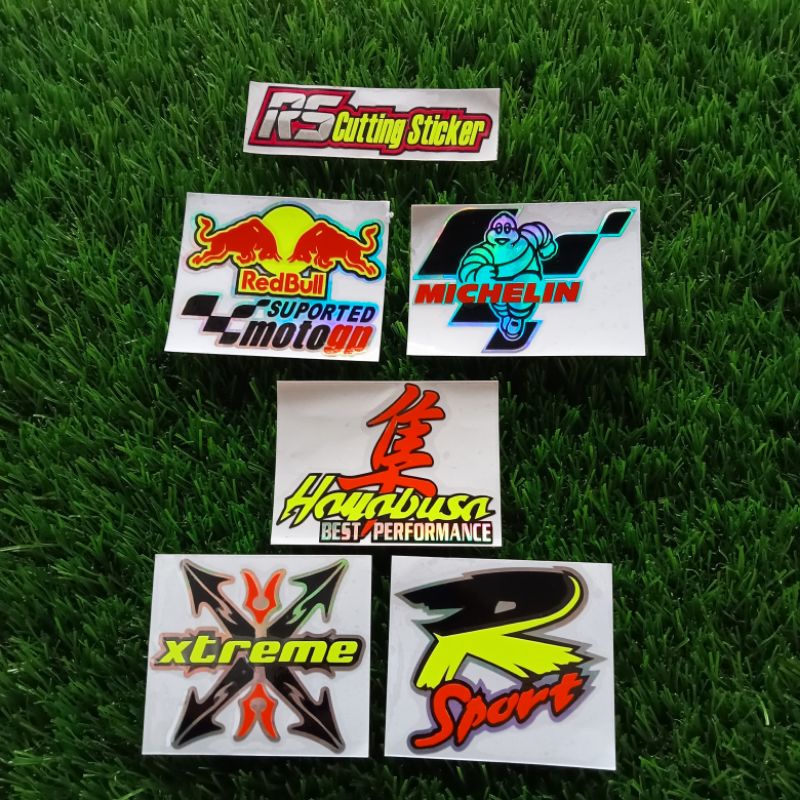 Jual STICKER CUTTING MICHELIN, REDBULL, HAYABUSA | Shopee Indonesia