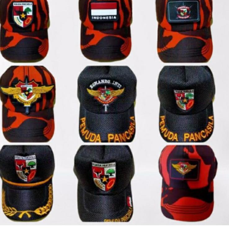 Jual Topi Pemuda Pancasila topi pp komando inti topi ormas pemuda ...