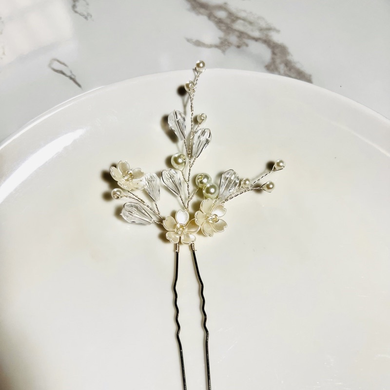 Jual Tusuk sanggul hairpin untuk rambut wedding TSK 13 BG | Shopee ...