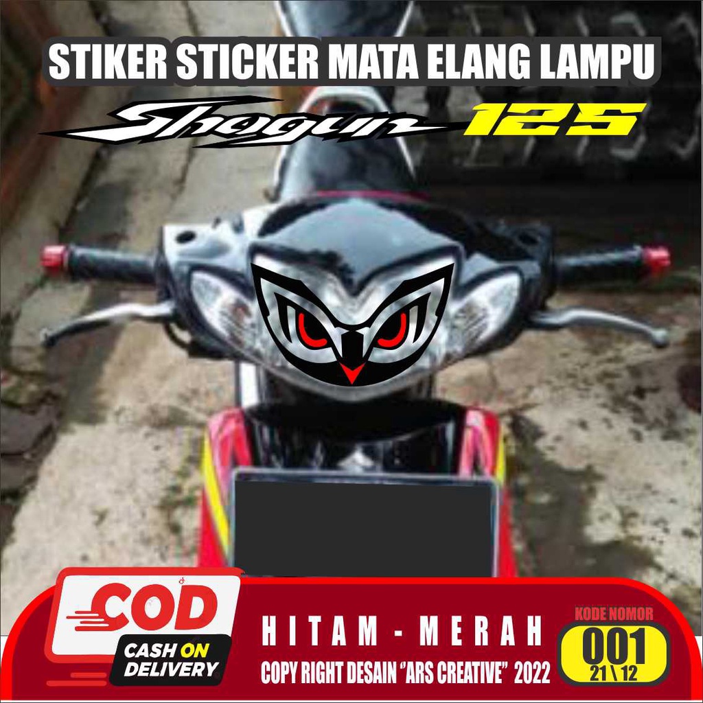Jual STIKER STICKER MATA ELANG LAMPU SUZUKI SHOGUN 125 VARIASI SEMUA ...