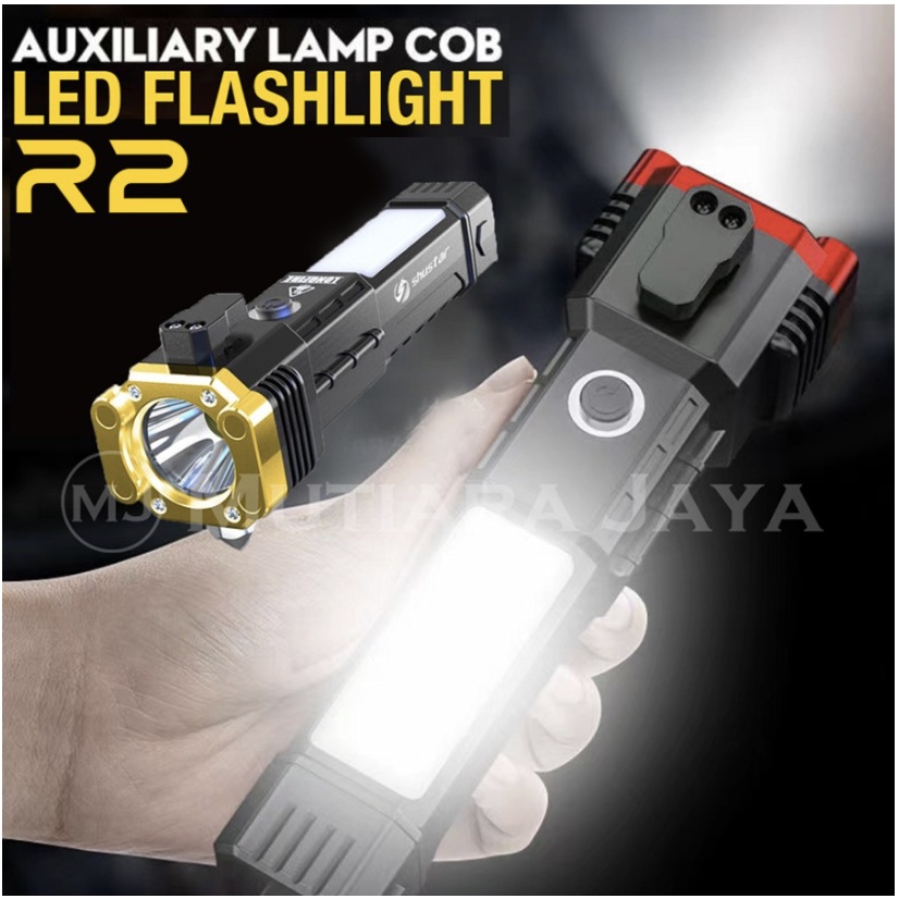 Jual Senter LED R2 Senter Flashlight Magnet COB Waterproof | Shopee ...